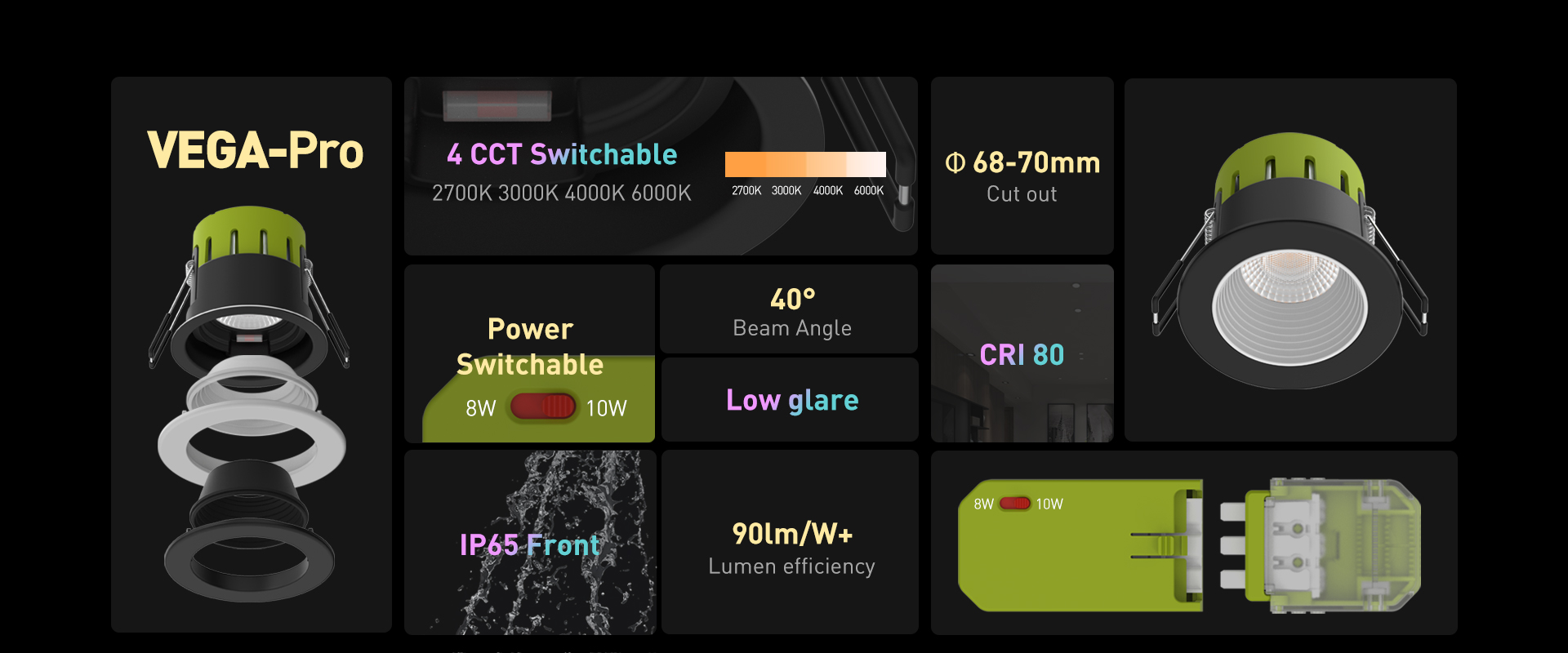 Led Downlight, Led Down Light, Dimmable Downlight - Radiant